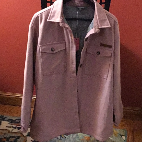 Simply Southern | Jackets & Coats | Nwt Simply Southern Pink Sherpa ...
